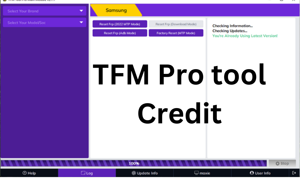 TFM Pro tool Credit - GSM Alo
