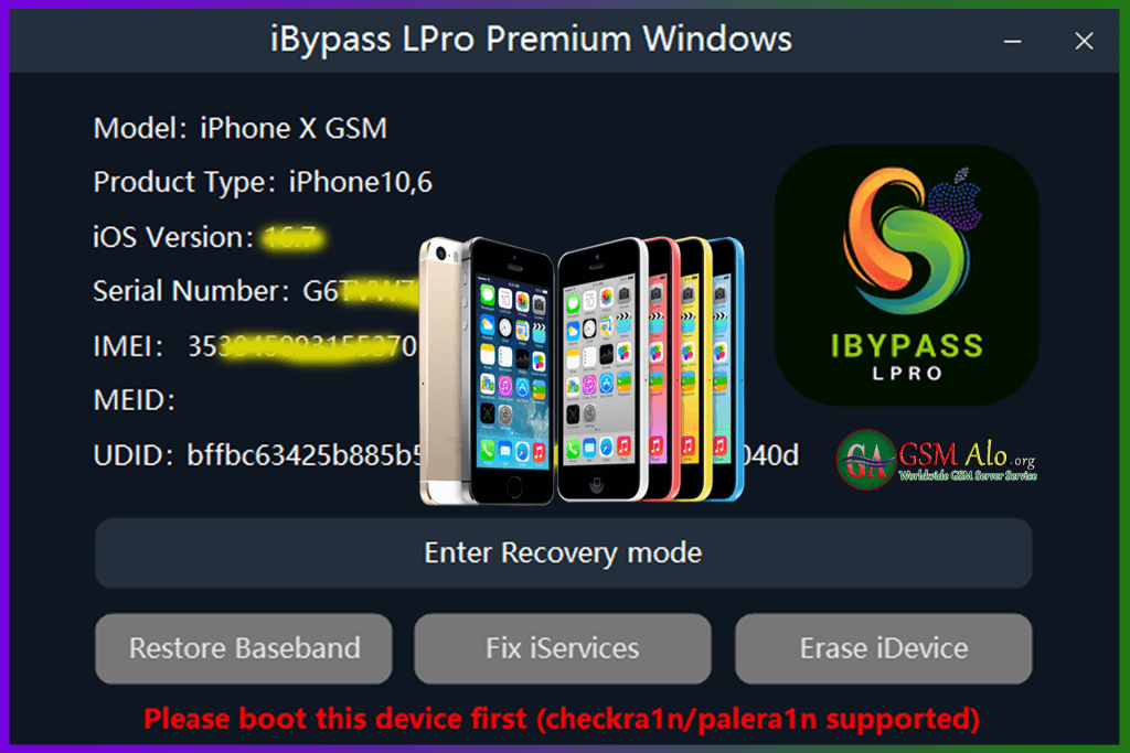 iPhone 6 [ iBypass LPro Premium 5.0 ] - GSM Alo